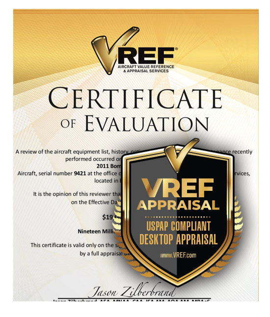Vref Diminution Of Value Aircraft Appraisal